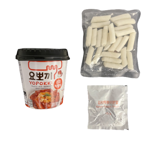 YOPOKKI Kimchi Topokki (Rice Cakes) 115g | Seoul Mills