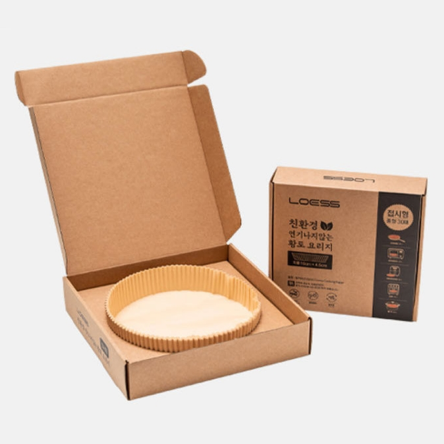 LOESS Eco-Parchment Ceramic Paper Tray (30 Paper Trays) | Seoul Mills